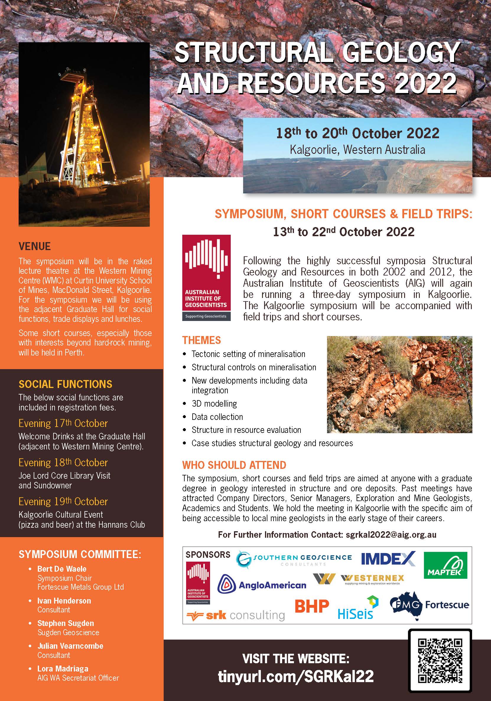 SGC proud sponsors of AIG Symposium Structural Geology and Resources ...